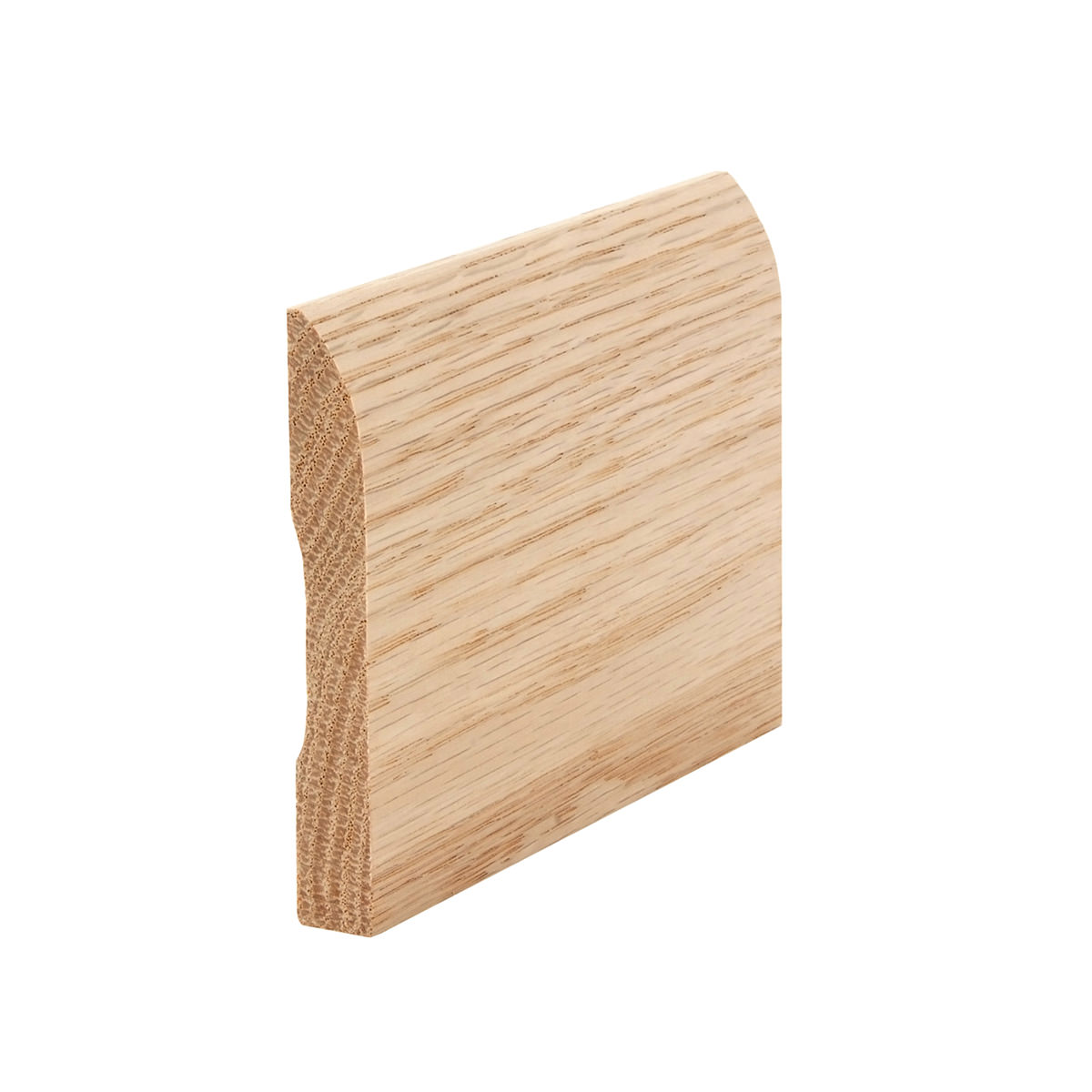 7/16" x 3" Red Oak Modern Baseboard - SPL202