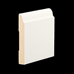 9/16" x 5-1/4" MDF Primed Speed Baseboard - MD163M