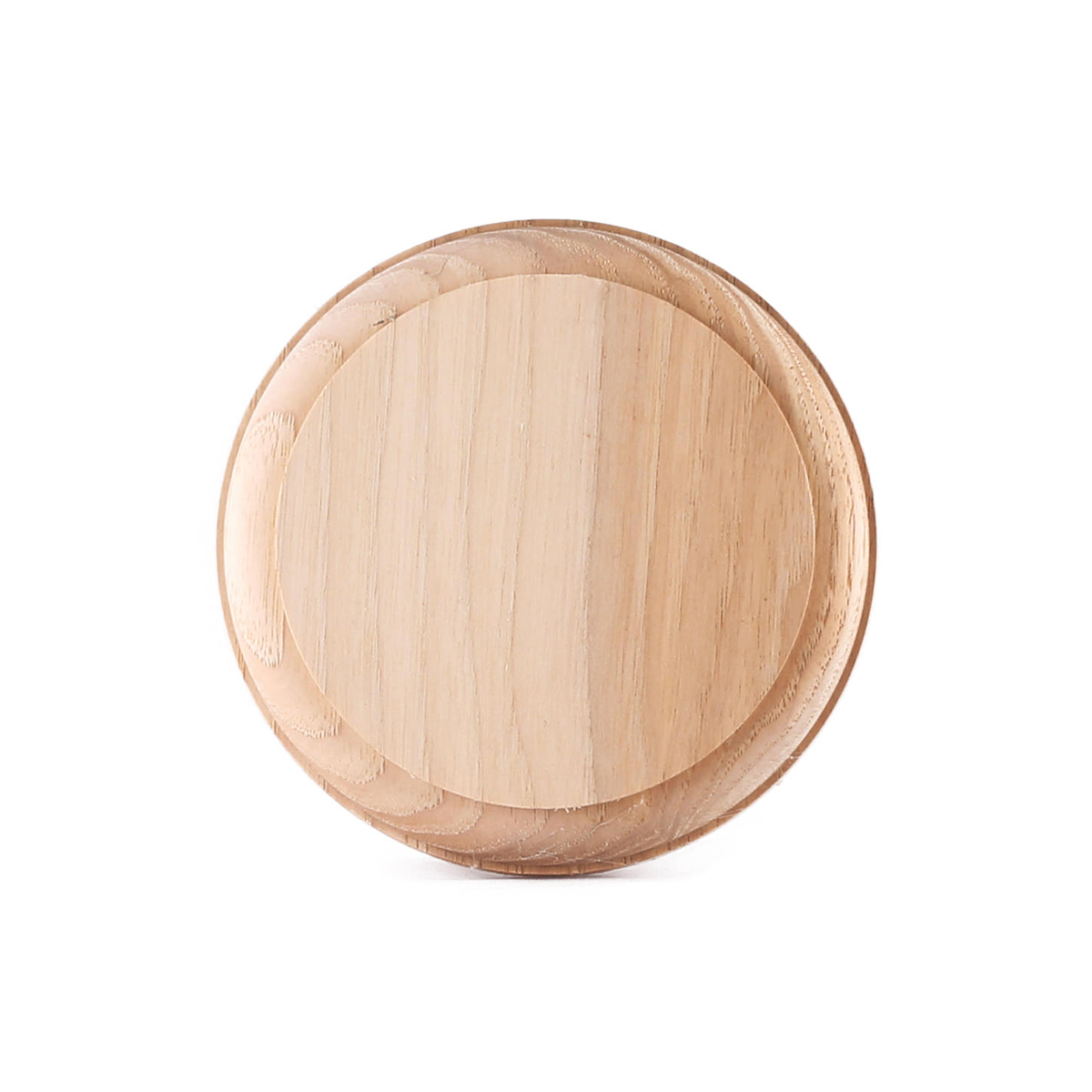 4-9/16" Hickory Round Rosette - LJ7026