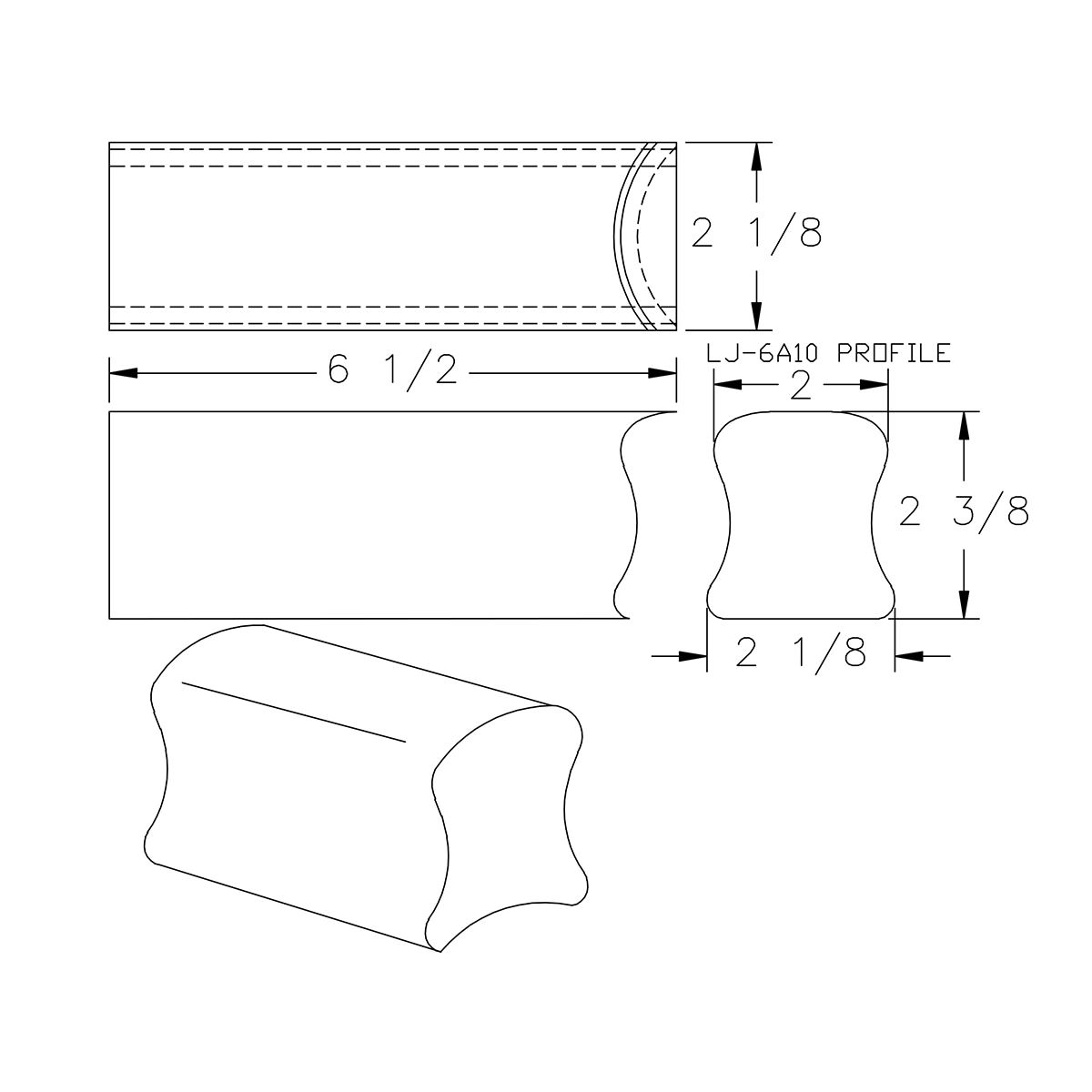 Poplar Coped End - LJ7A08