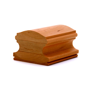 2-1/4" x 2-3/4" Cherry Victorian Handrail - LJ6400