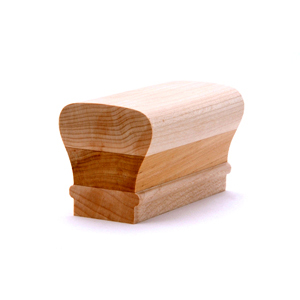 2-1/4" x 2-3/8" Hard Maple Traditional Handrail - LJ6010