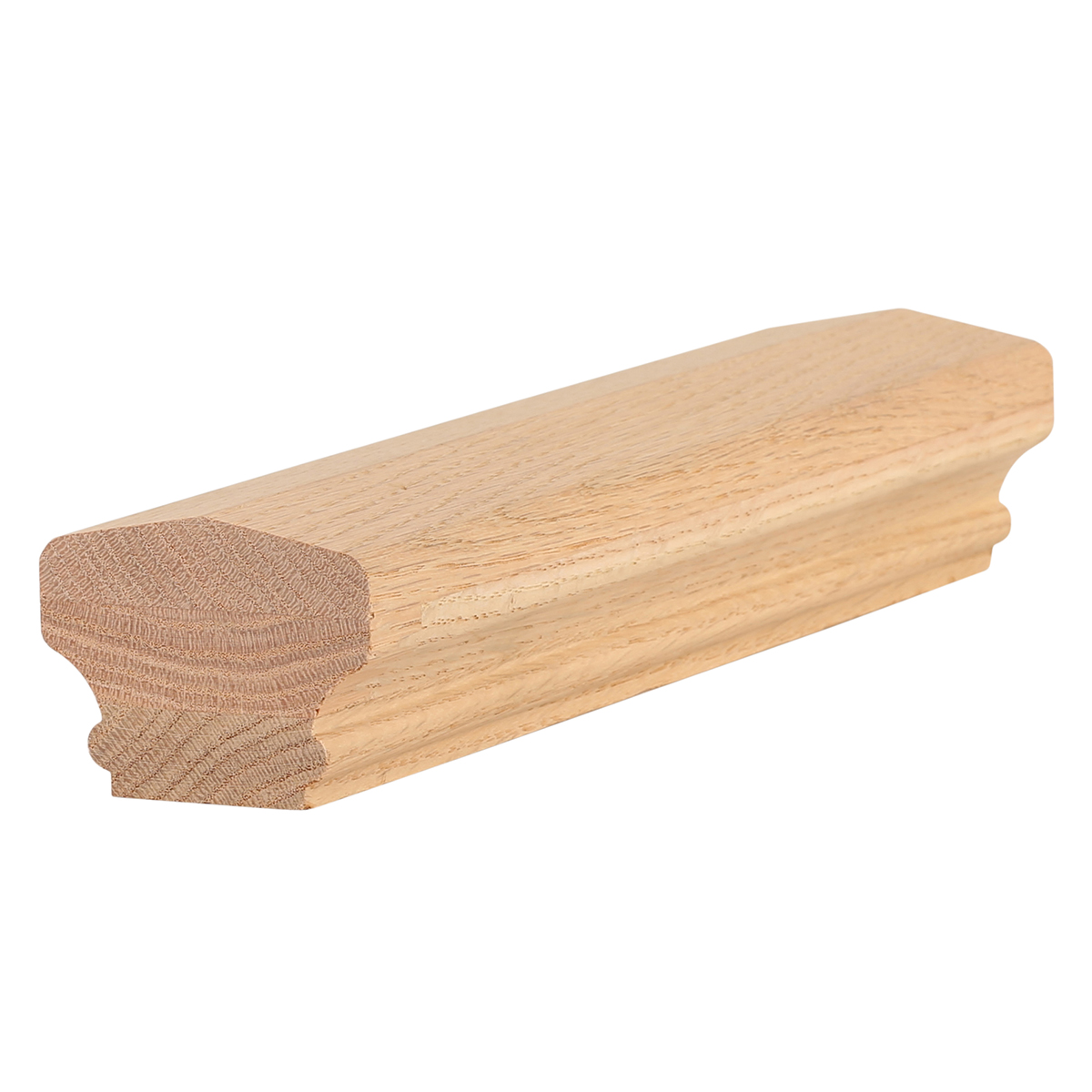 2-3/4" x 2-1/8" Red Oak Challis Handrail - LJ6701