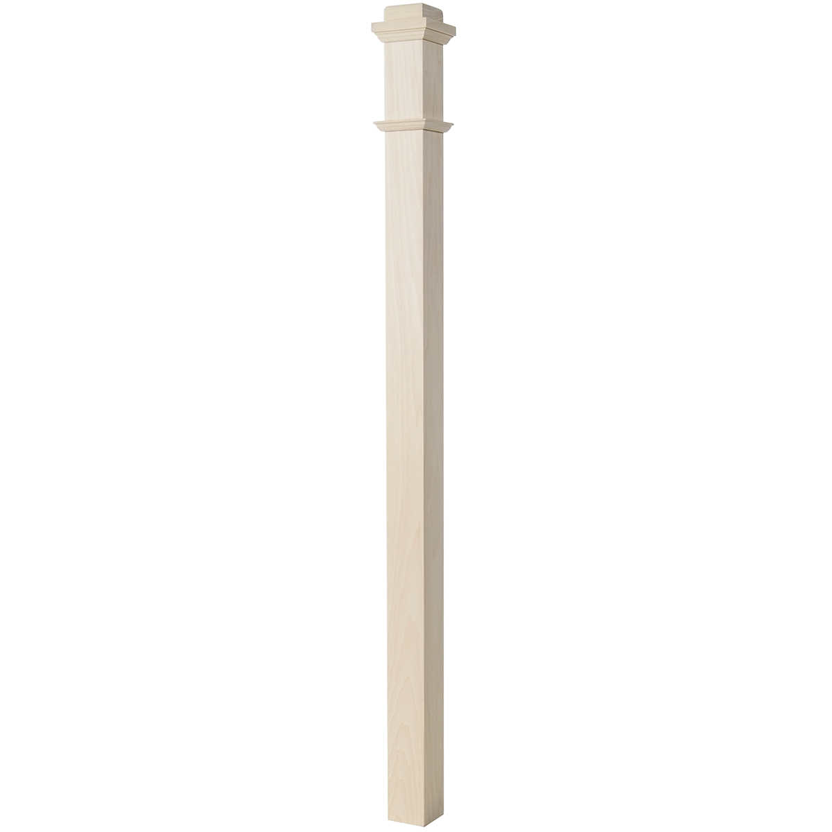 3-1/2" x 56" Poplar Box Newel - LJ4075
